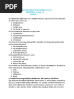 MAP Work FOR CLASS 9 | PDF | Physical Geography | Earth Sciences