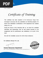 Forage Certificate | PDF