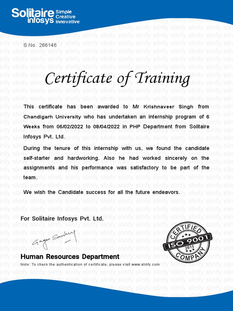 Infosys Training | PDF