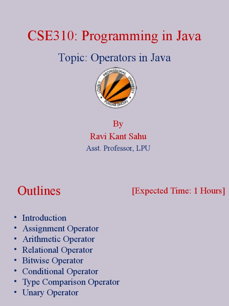 Operators | PDF | Class (Computer Programming) | Mathematical Logic Operators | PDF | Class (Computer Programming) | Mathematical Logic