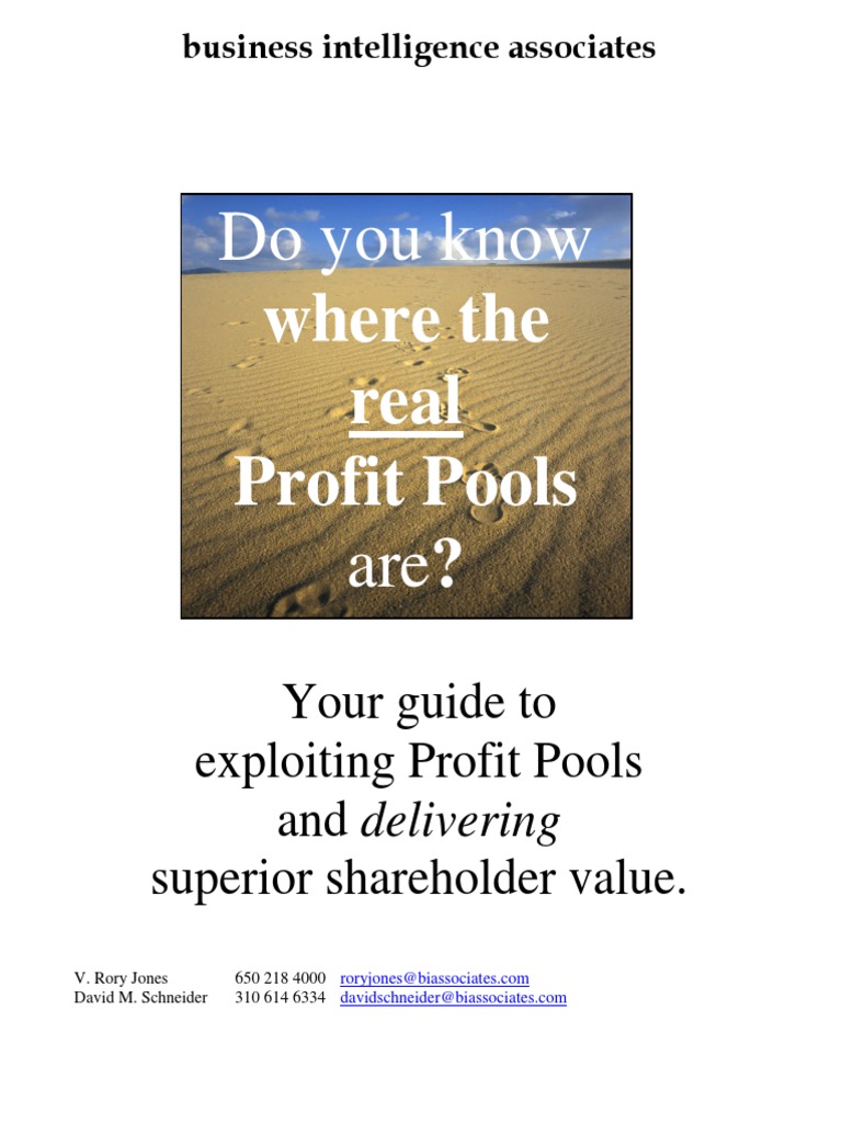 Do You Know Where Profit Pools Are | PDF