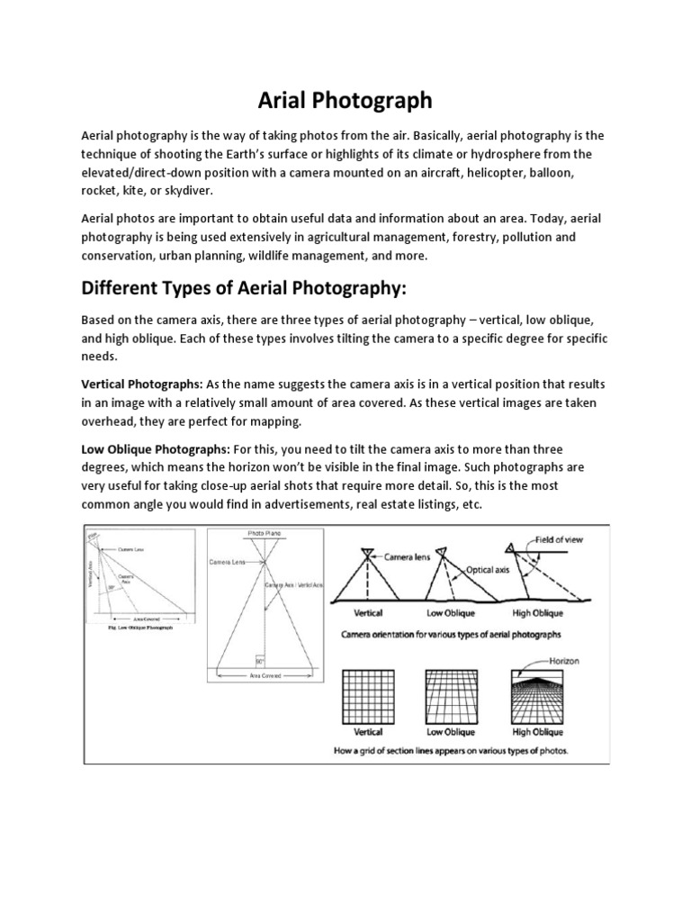 Application of Arial Photograph | PDF | Aerial Photography | Emergency ...