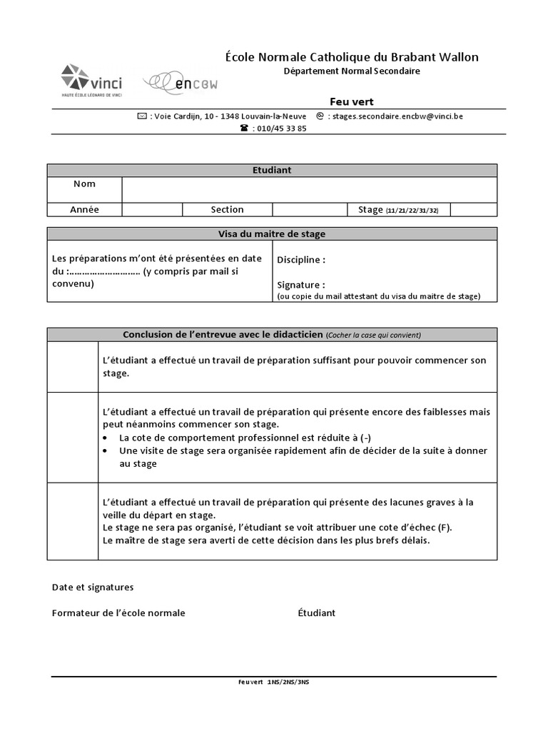Feu Vert 1-2-3 NS | PDF