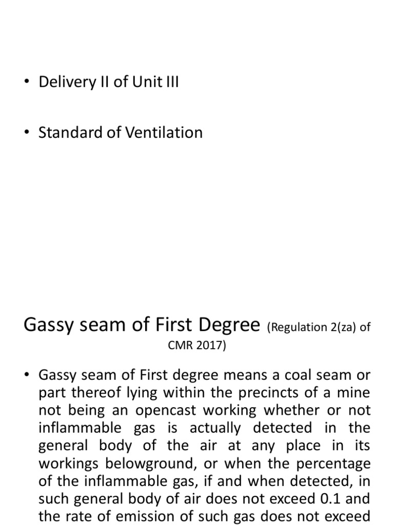 Standard of Ventilation Lecture - I | PDF | Ventilation (Architecture ...