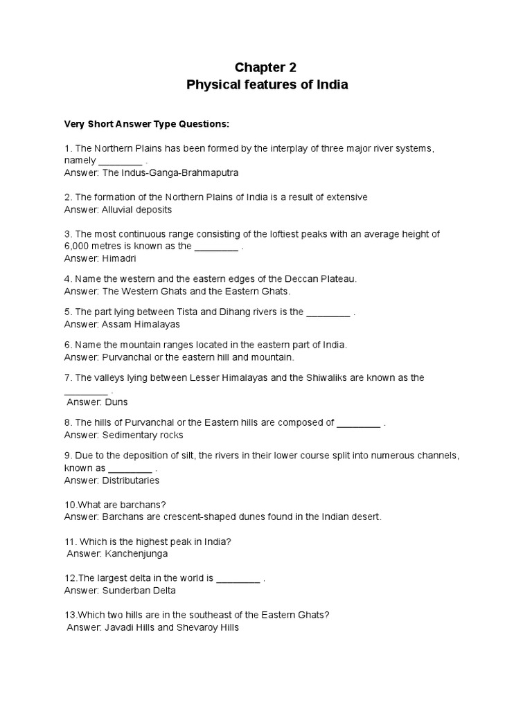 Geography Ch-2 | PDF