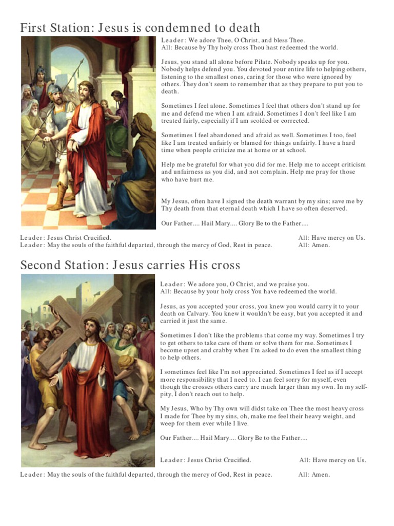 Stations of the Cross for Teens | PDF | Crucifixion | Jesus