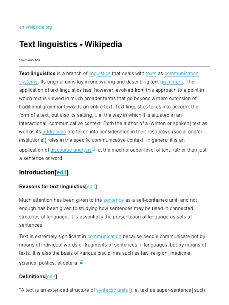 Text Linguistics. | PDF | Semiotics | Human Communication