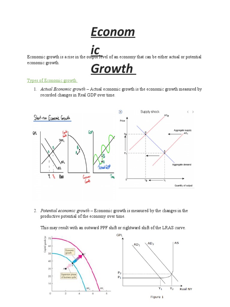 Types and Benefits of Economic Growth | PDF | Economic Growth | Income