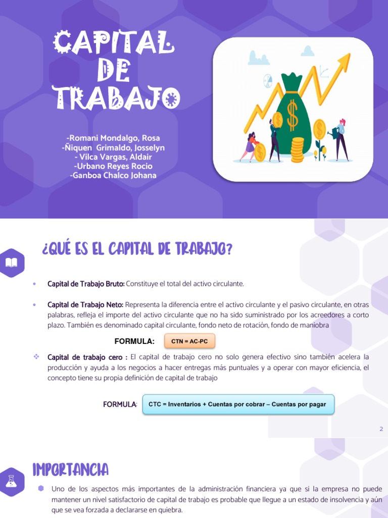 Análisis del Capital de Trabajo: Conceptos Clave, Cálculos y Gestión ...