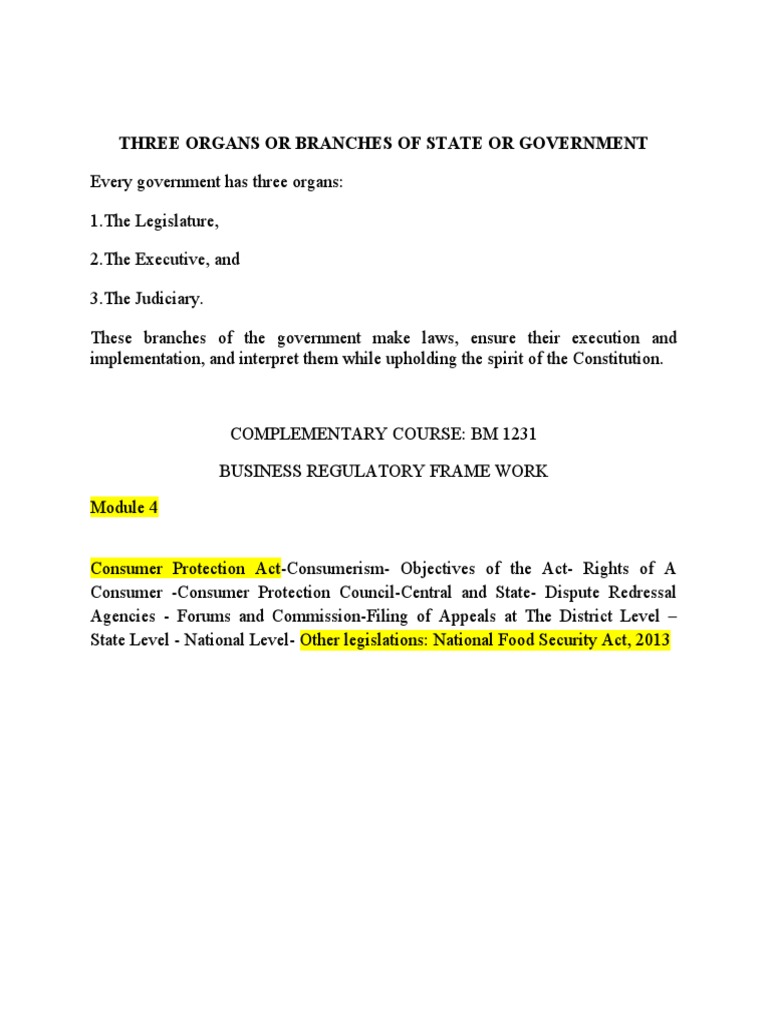 3 Organs of The State | PDF | Law