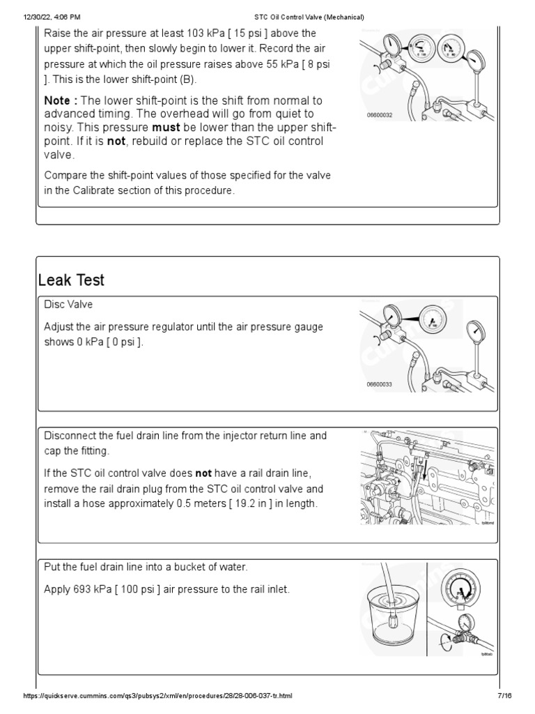 STC Oil Control Valve (Mechanical) - 4 | PDF | Valve | Pressure