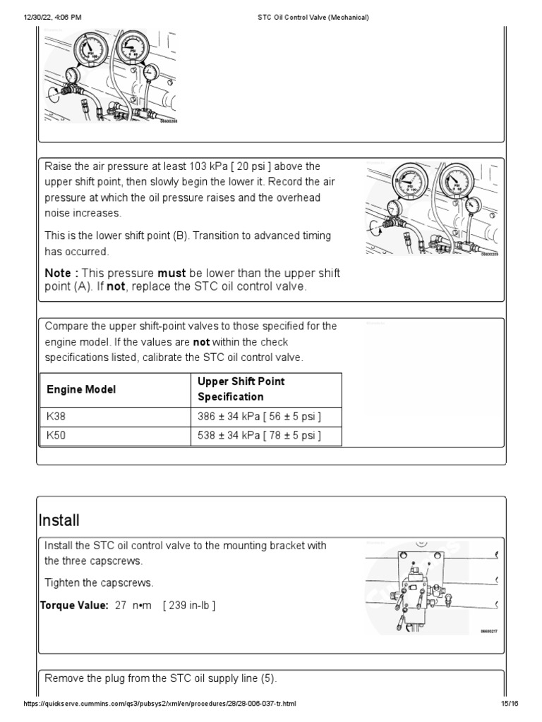 STC Oil Control Valve (Mechanical) - 8 | PDF | Technology & Engineering