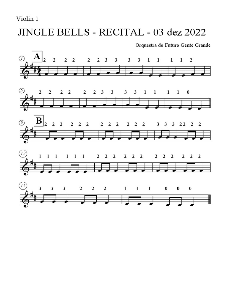 Jingle Bells - Violin | PDF