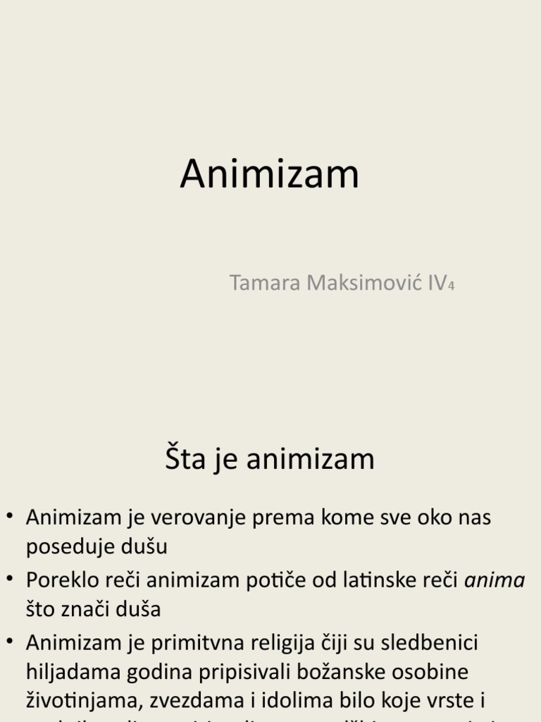 Animizam | PDF