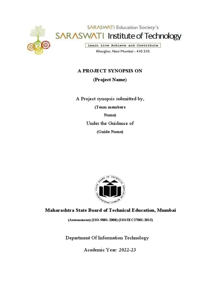 Synopsis Format | Download Free PDF | Typography | Graphic Design