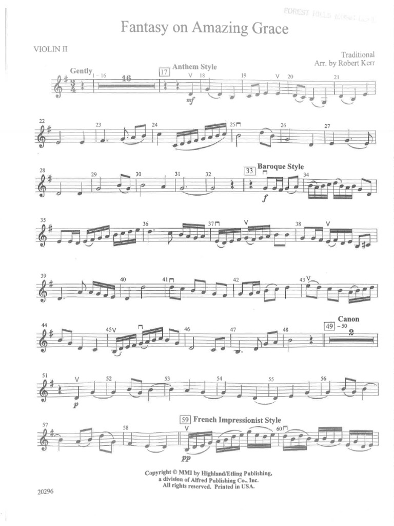 Violin 2 | PDF