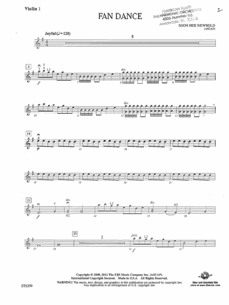 Violin 1 | PDF