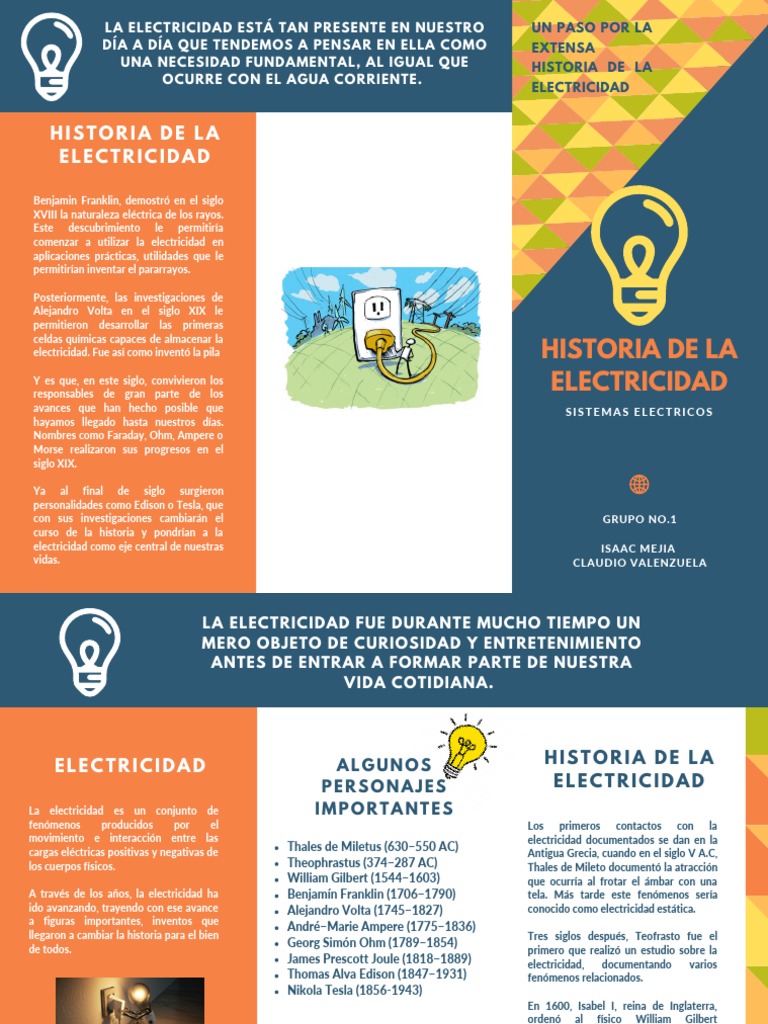Trifolio Exposicion 1 | PDF | Electricidad | Electromagnetismo