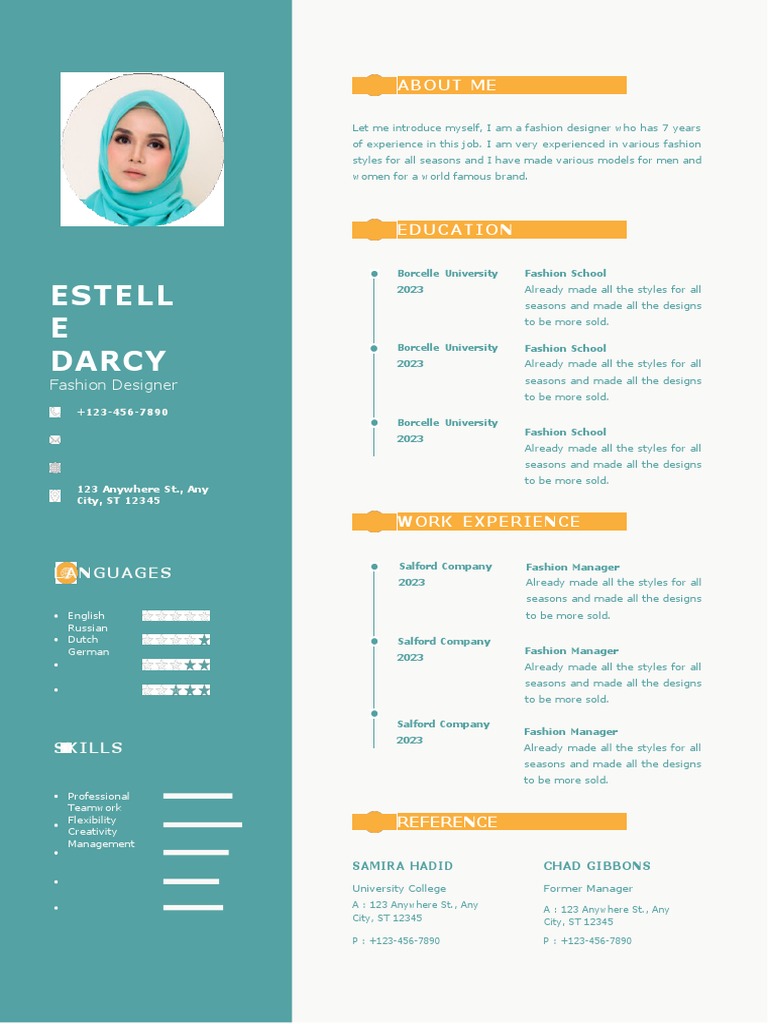 Estell E Darcy: About Me | PDF | The Arts | Fashion