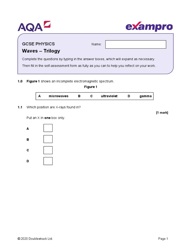 Physics Trilogy Waves | PDF | Electromagnetic Spectrum ...