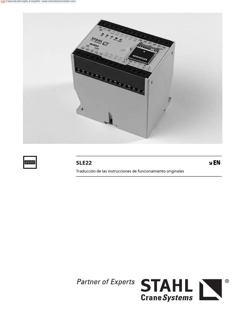Sle22 en Es | PDF | Relé | Ingenieria Eléctrica