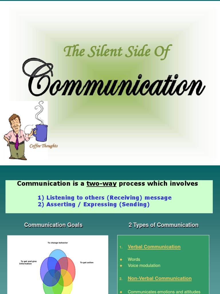 The Silent Side of Communication | PDF | Neuropsychology | Communication