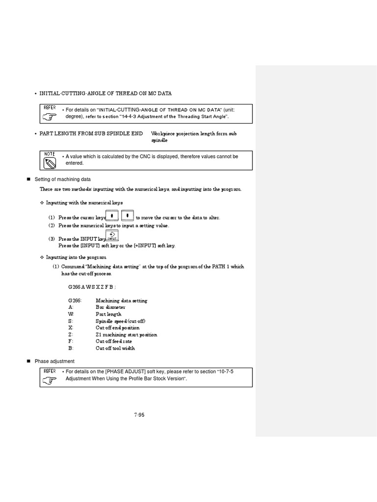OPERATION MANUAL SR-20R IV Type B cz.2 | PDF | Cursor (User Interface) | Machining