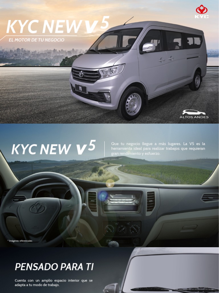 KYC New V5 Pasajeros | PDF | Vehículo de motor | Industria automotriz