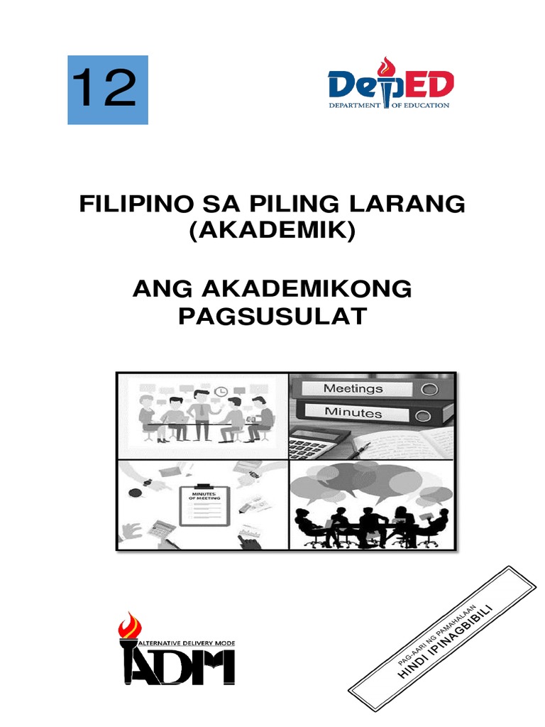 FIL-12-Piling-Larang-Akad - Q2 - Mod - Wk2 - Edited Grade 12 | PDF