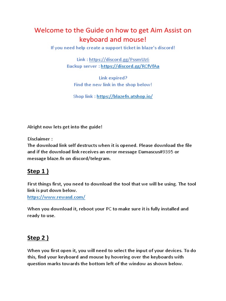 Soft Aim Guide and Download | PDF | Computer Keyboard | Personal Computers