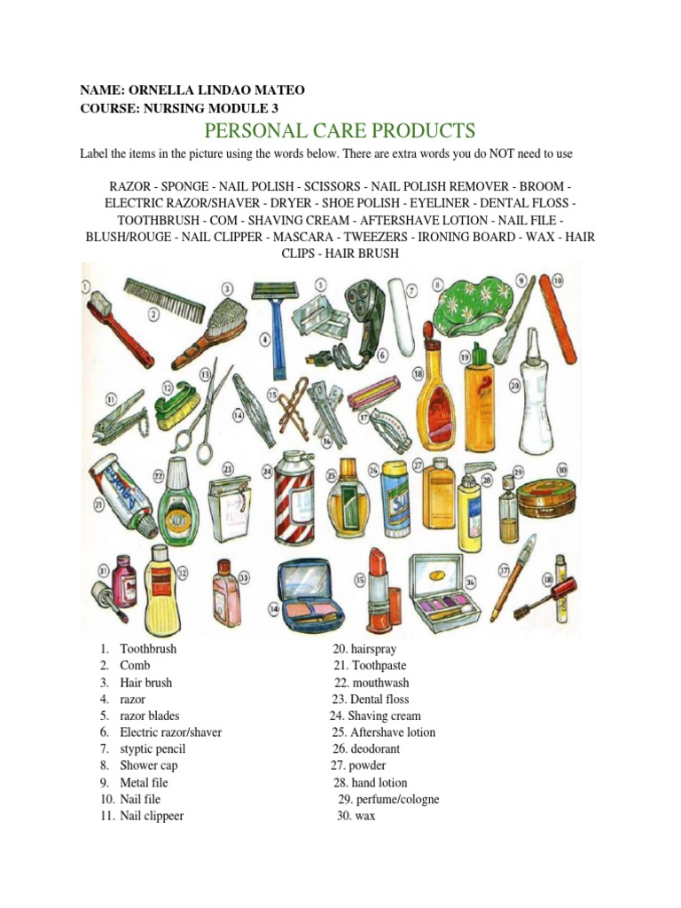 Personal Care Products | PDF