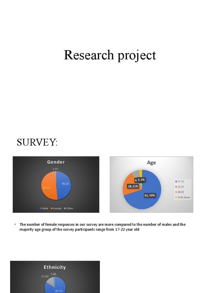 Research Project Graphs | PDF