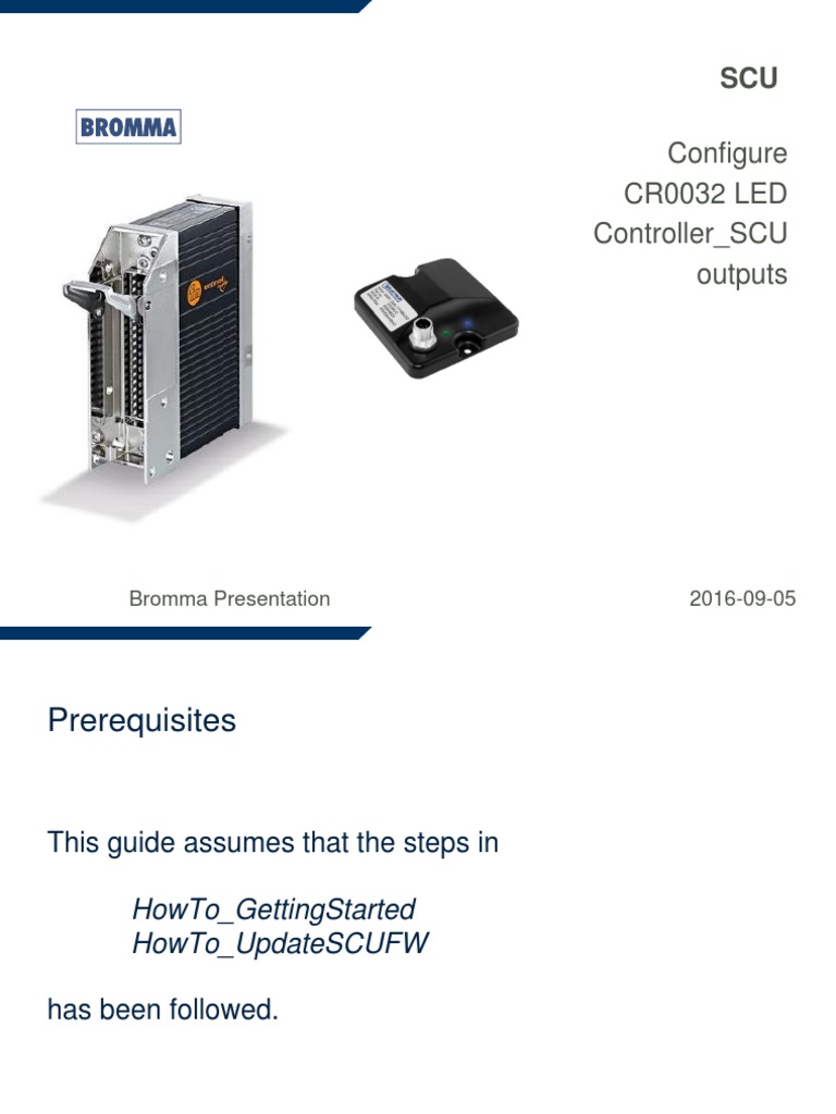 14.HowToConfigureLED Controller SCU | PDF