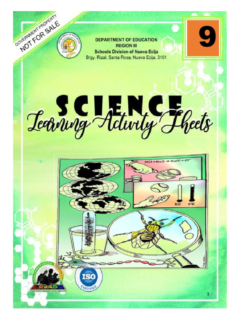 Science9 - ACTIVITY SHEET - Physics - Quarter I Week 1 2 | PDF | Heart ...