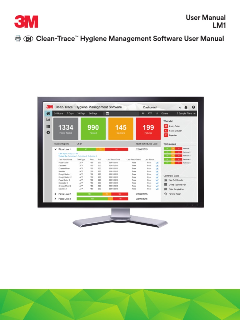 User Manual LM1 Clean-Trace Hygiene Management Software User Manual ...