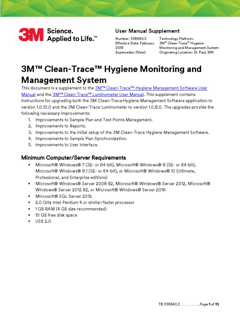 User Manual Supplement - EDU-MAT-05-338540 - 2 | PDF | Microsoft Windows | Installation ...