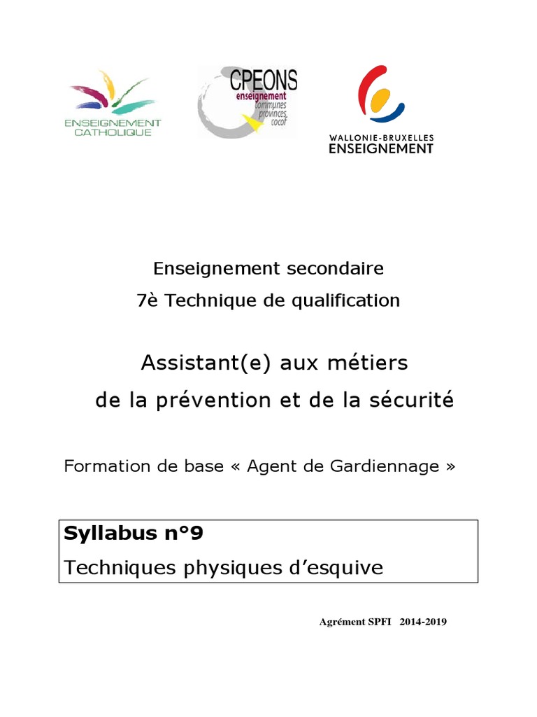 Techniques d'Esquive en Self-Défense | PDF | Défense personnelle ...