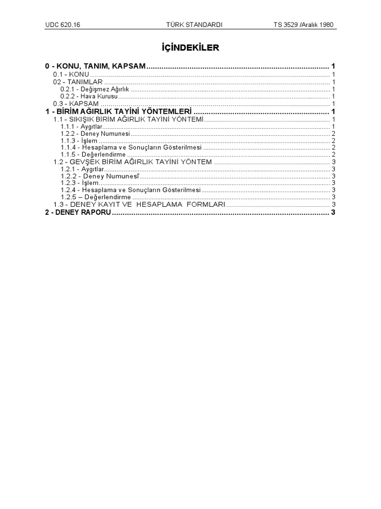 3529 Beton Agregalarının Birim Ağırlık Tayini | PDF