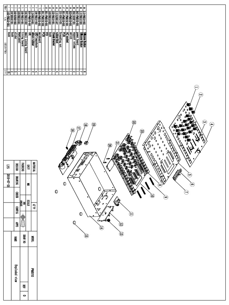 PMX10 Exploded View | PDF