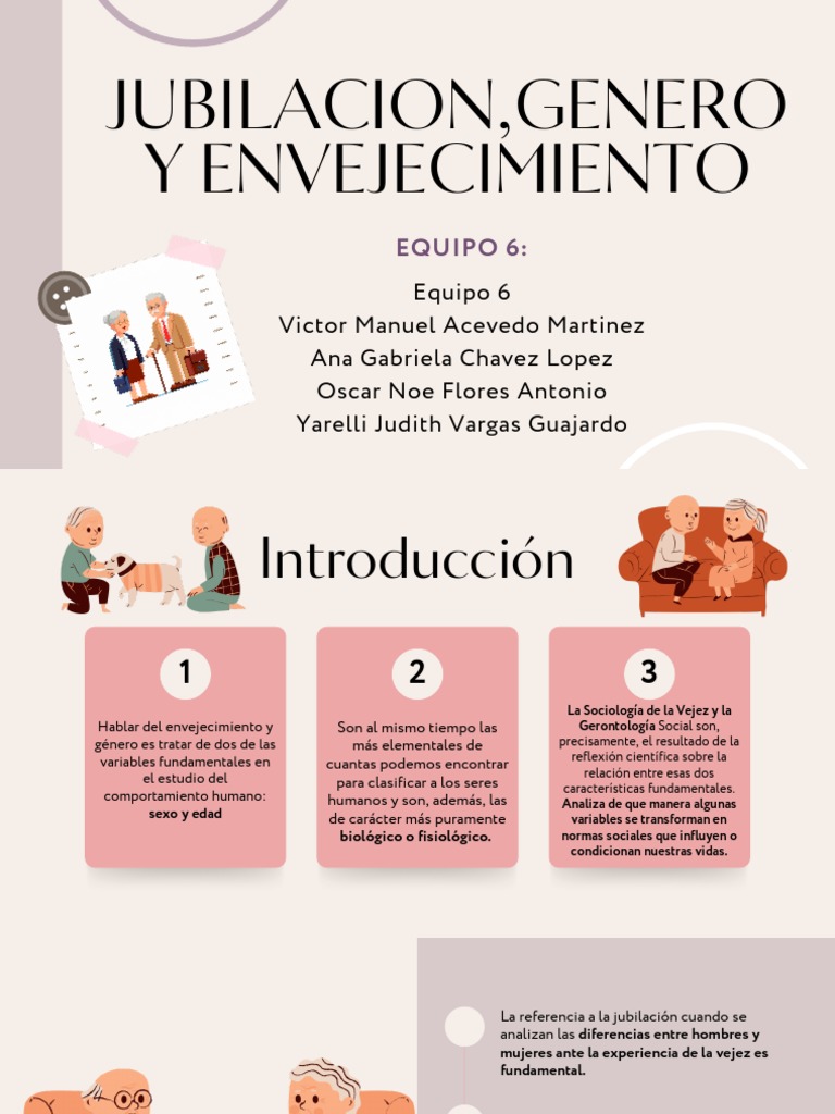 Jubilacion, Genero y Envejecimiento | PDF | Vejez | Adultos