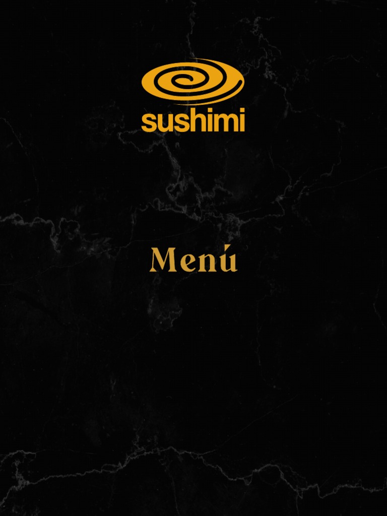 Menu Sushimi | PDF | Sopa | Cocina