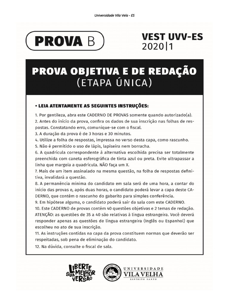 Prova B 2020.1 Demais Cursos | PDF | Neurônio | Muro de Berlim