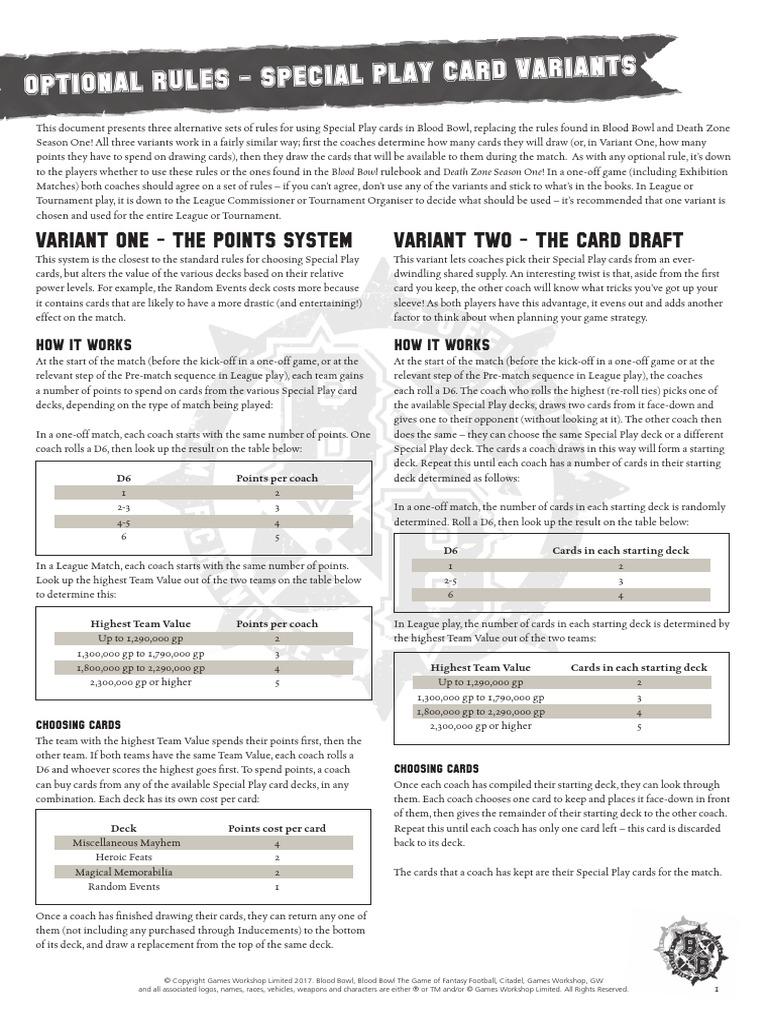 Special Play Card Variants v2 | PDF | Games Of Chance | Toys