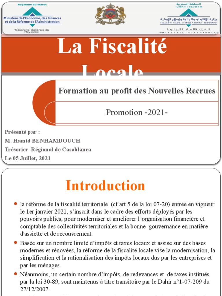 La Fiscalité Locale | PDF | Impôts | Communes de France