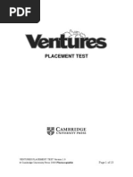 Ventures 2 - Workbook | PDF