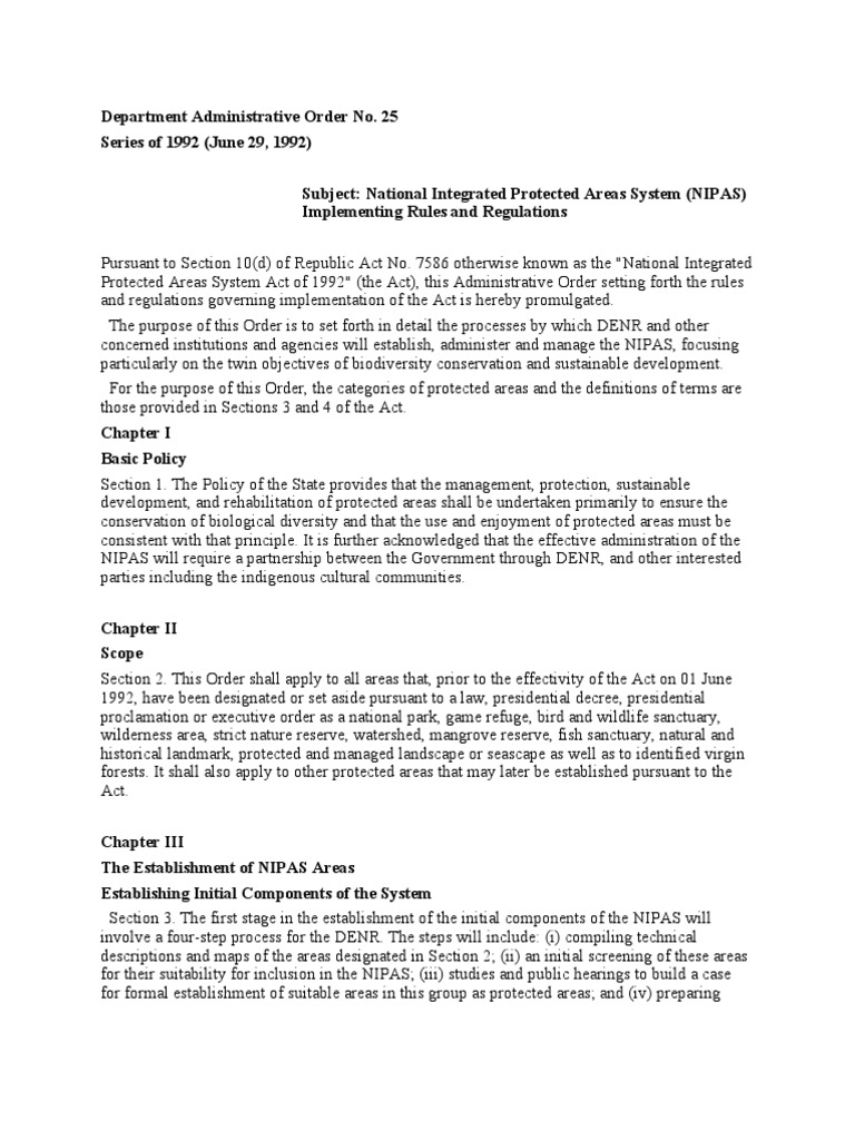 nipas irr | Protected Area | Zoning