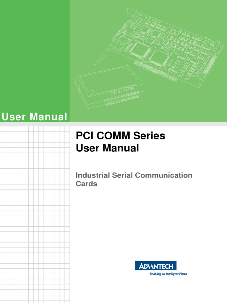 Manual For The RS422 PC Card PCI-16xx - User - Manual - Ed5 | PDF | Installation (Computer ...