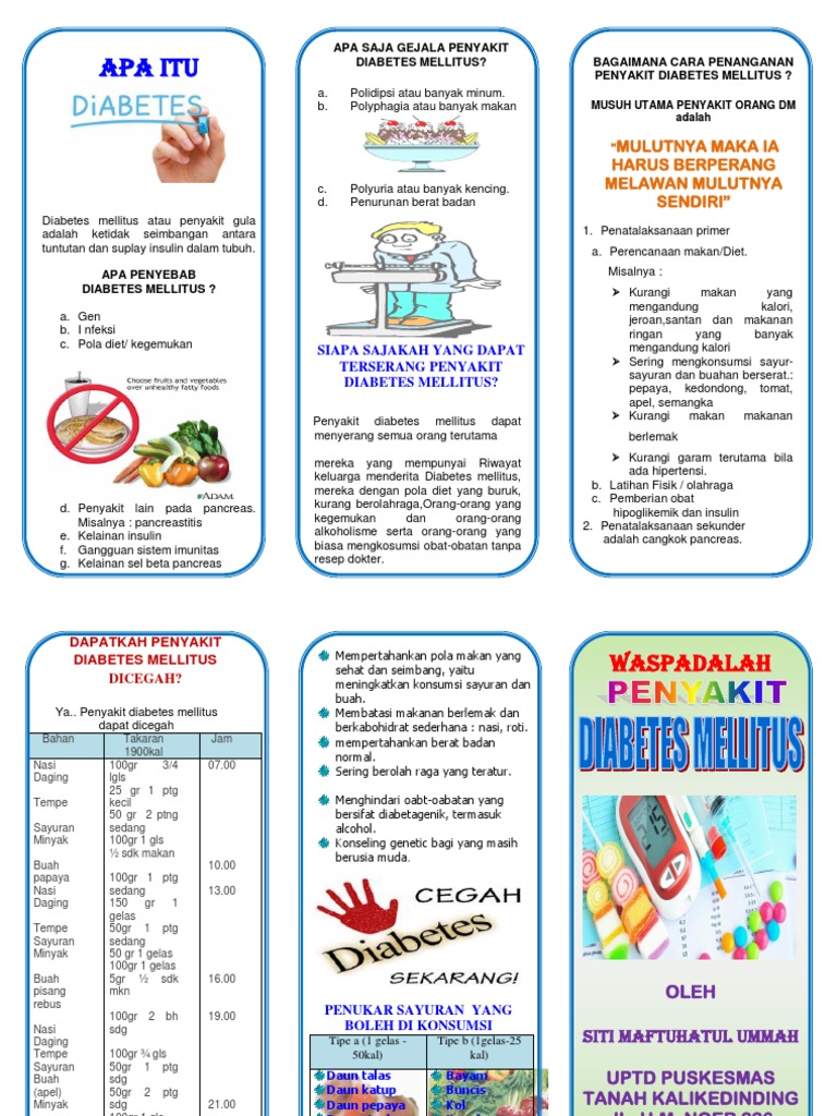 Leaflet DM GIZI | PDF
