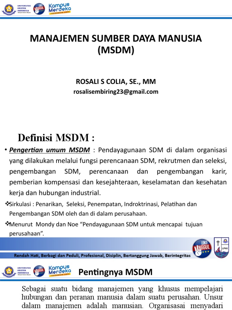 TM 12 MSDM | PDF | Karier & Perkembangan