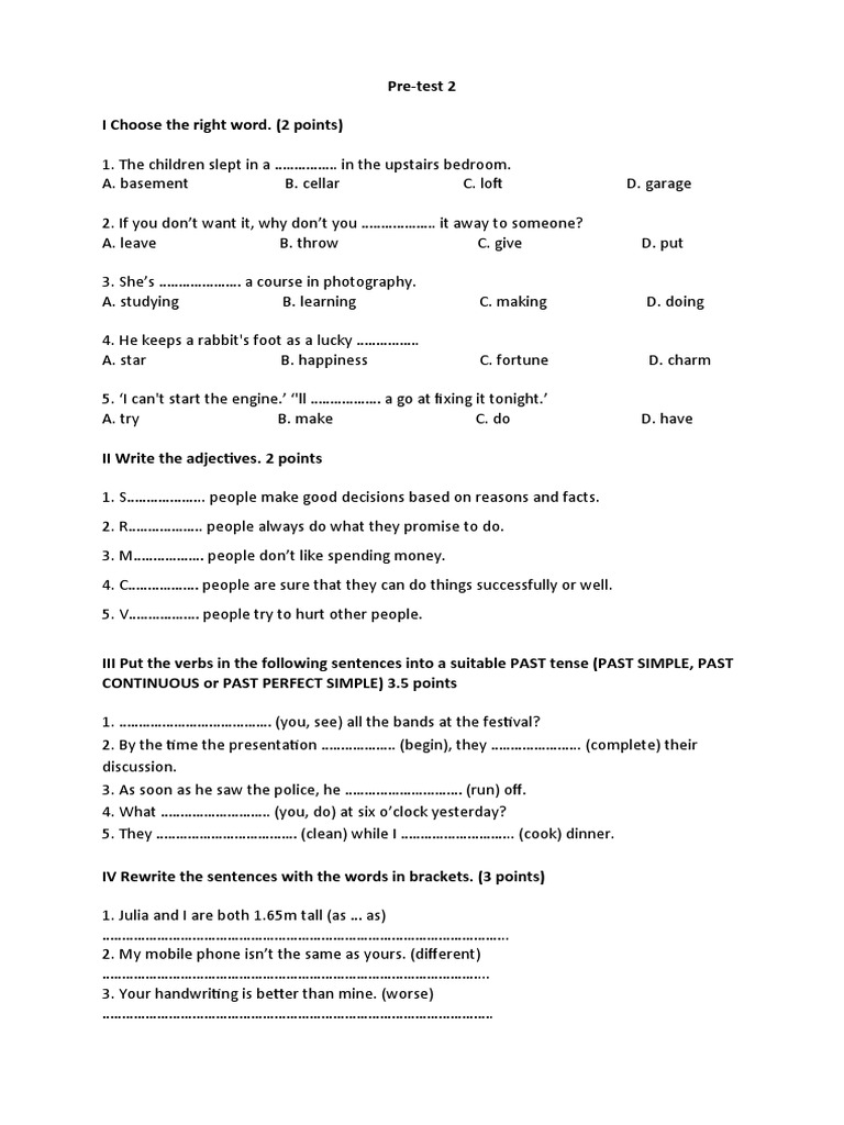 Pre 2 | PDF | Games & Activities | Home & Garden